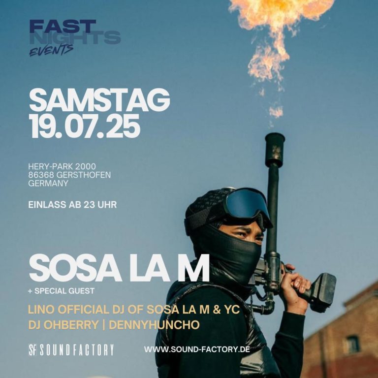 SOSA LA M LIVE - SOUND-FACTORY Gersthofen